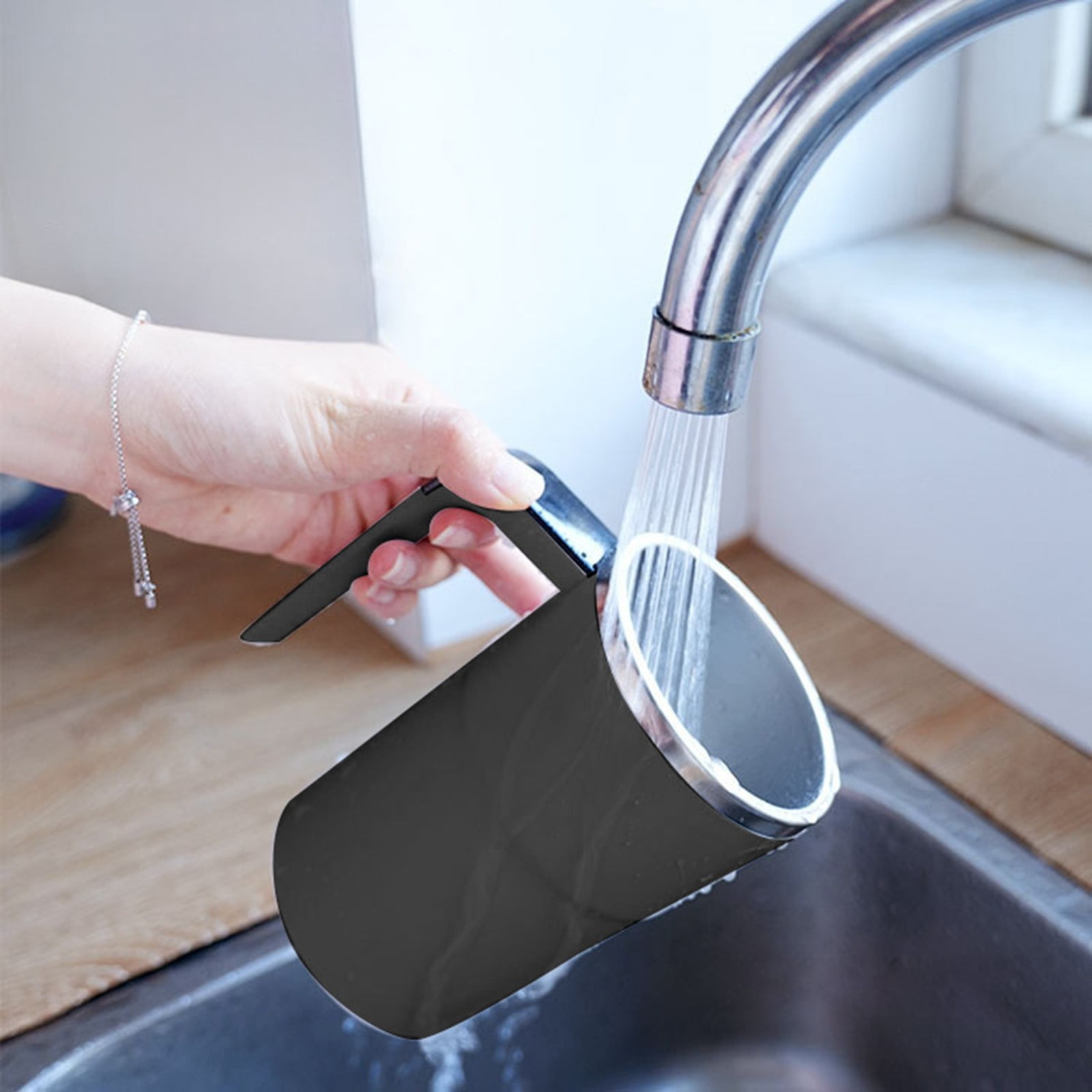 Sumllary Automatic Stirring Mug Stainless Steel Lazy Cup Portable ...