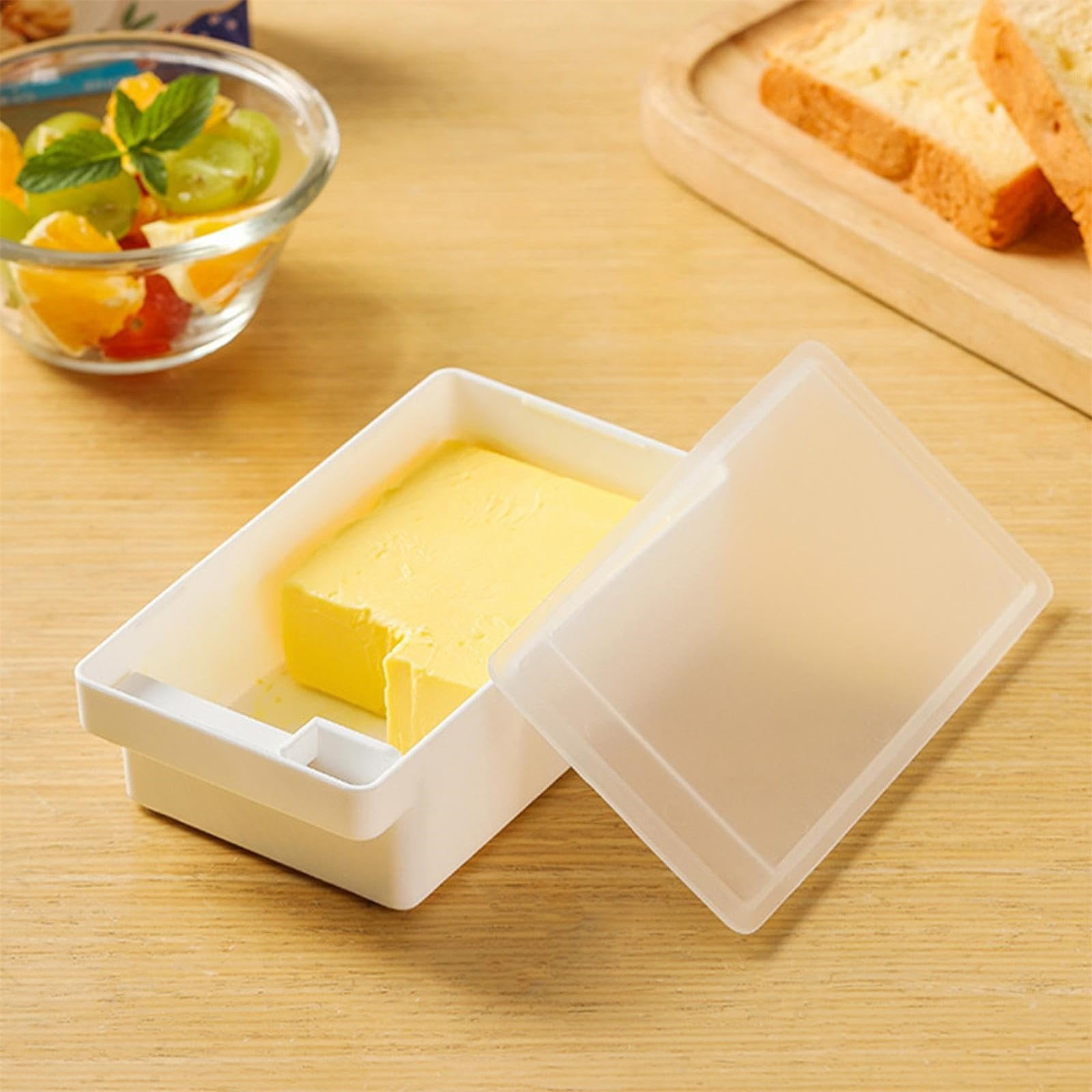Sumllary Butter Cutter Square Butter Butter Storage Container | Butter ...
