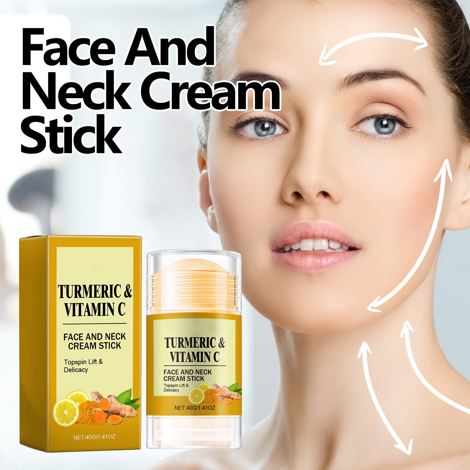 Sumllary Face And Neck Stick Lifting And Firming To Reduce Neck Lines ...