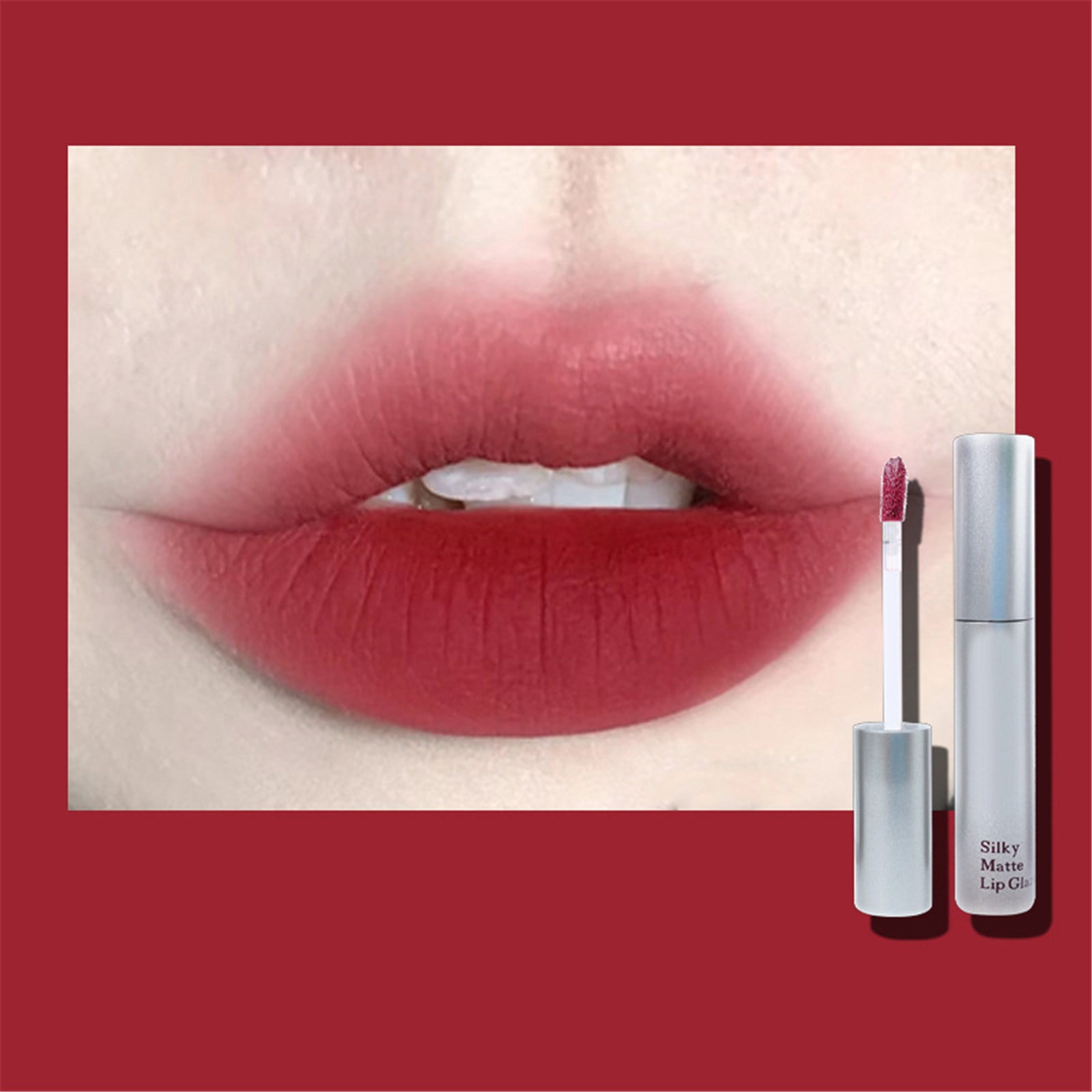 Sumllary Long Lasting Lip Gloss Lipstick Classic Long Lasting Smooth ...