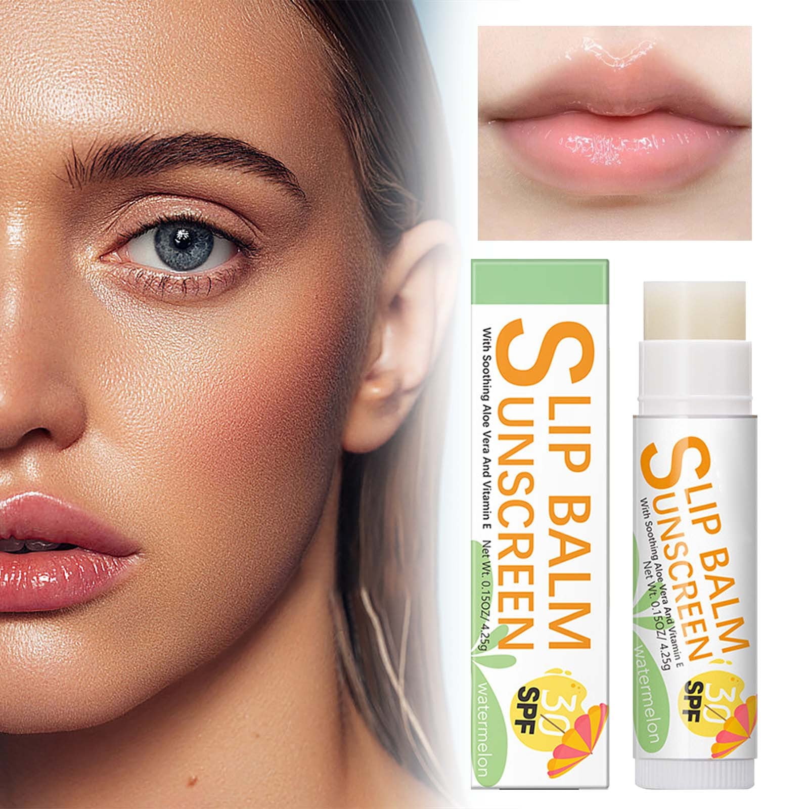 Sumllary Preppy Shampoo Sunscreen Lip Hydrating Lip With Aloe And ...