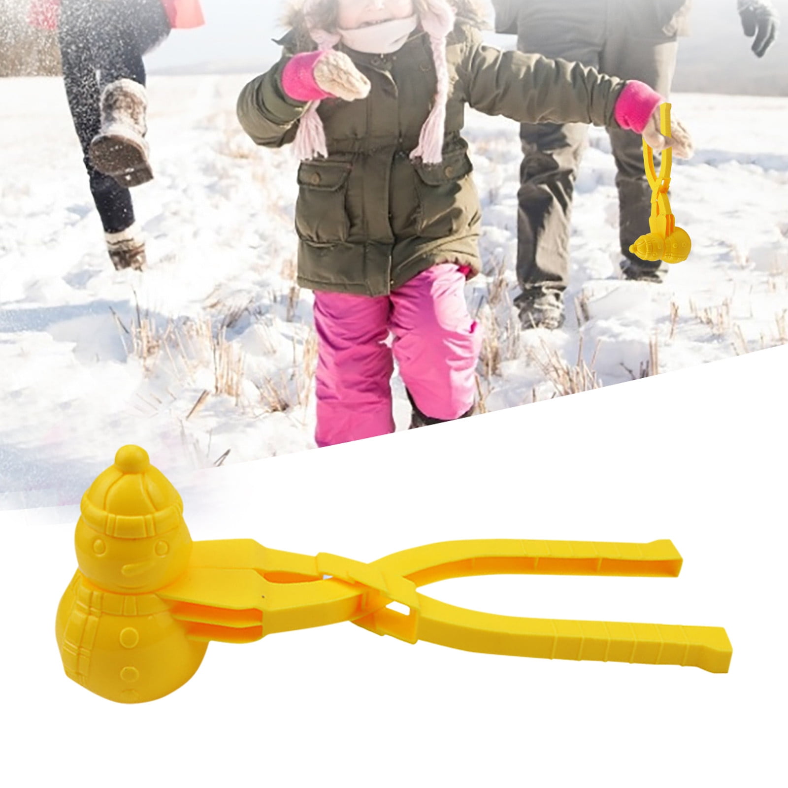 Sumllary Snowman Shaped Snow Clip Portable Snow Sand Snowball Maker ...