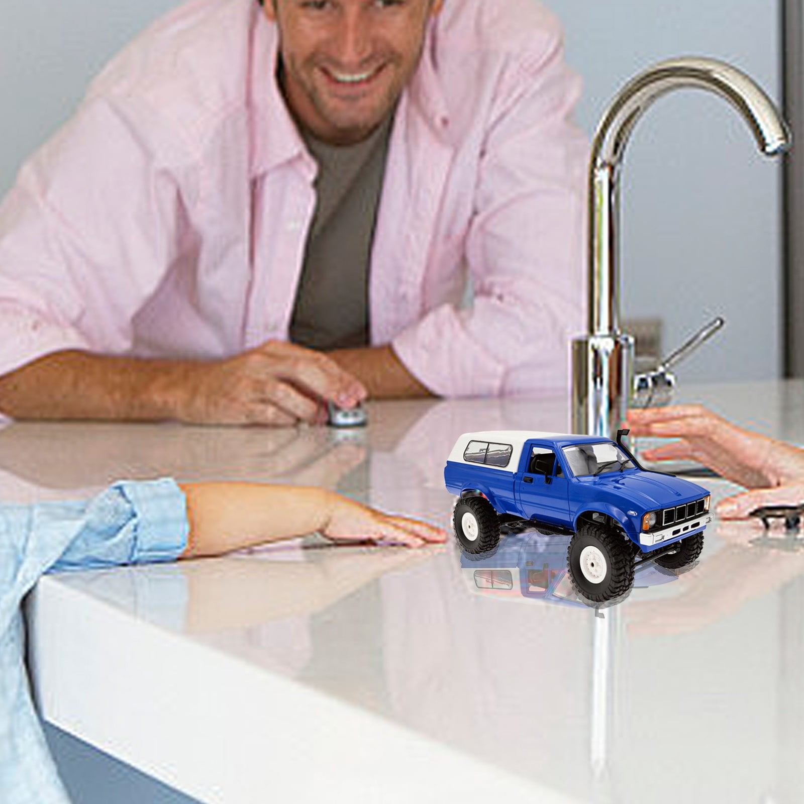 Sumllary WPL Pickup C 24 Full Scale 1:162.4G Four Wheel Drive Climbing ...