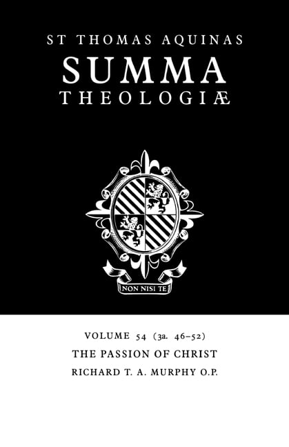 Summa Theologiae (Cambridge University P Summa Theologiae: Volume 54 ...