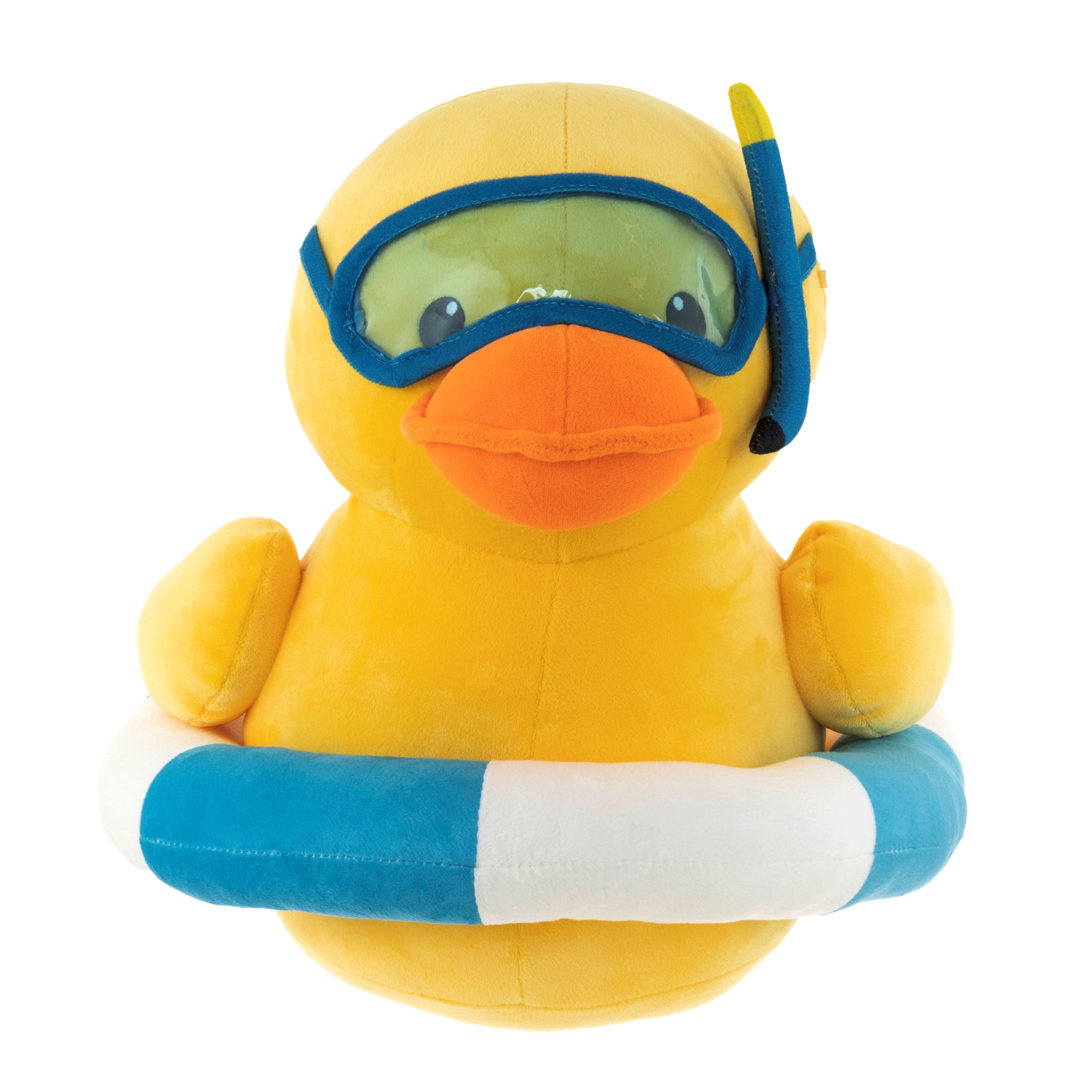Summer 13.75 inch Quackerz Innertube Duck Plush Toy , Way to Celebrate ...