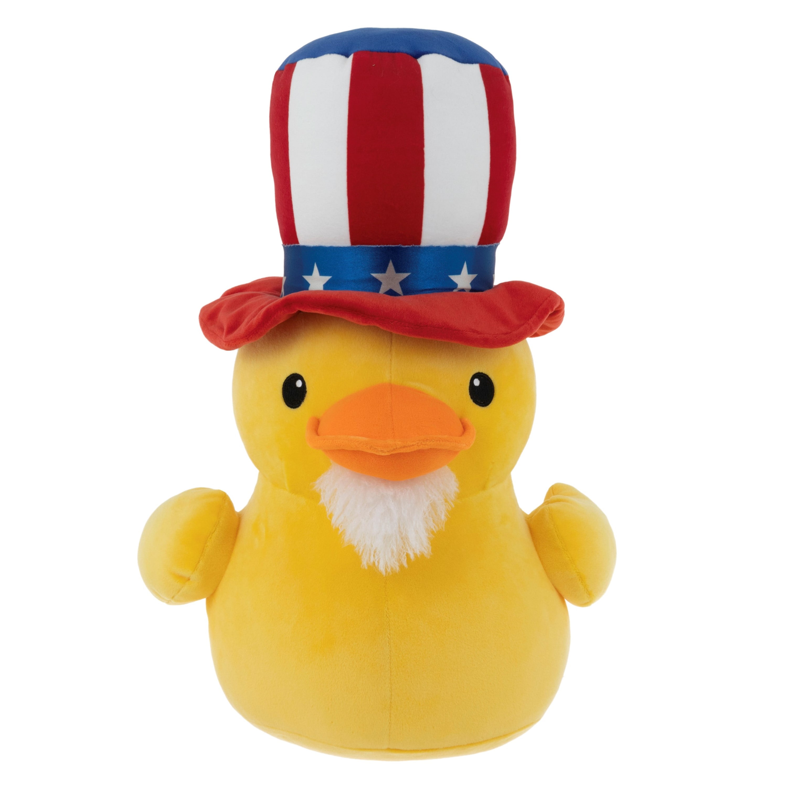 Summer 17.5 inch Quackerz Uncle Sam Duck Plush Toy , Way to Celebrate ...