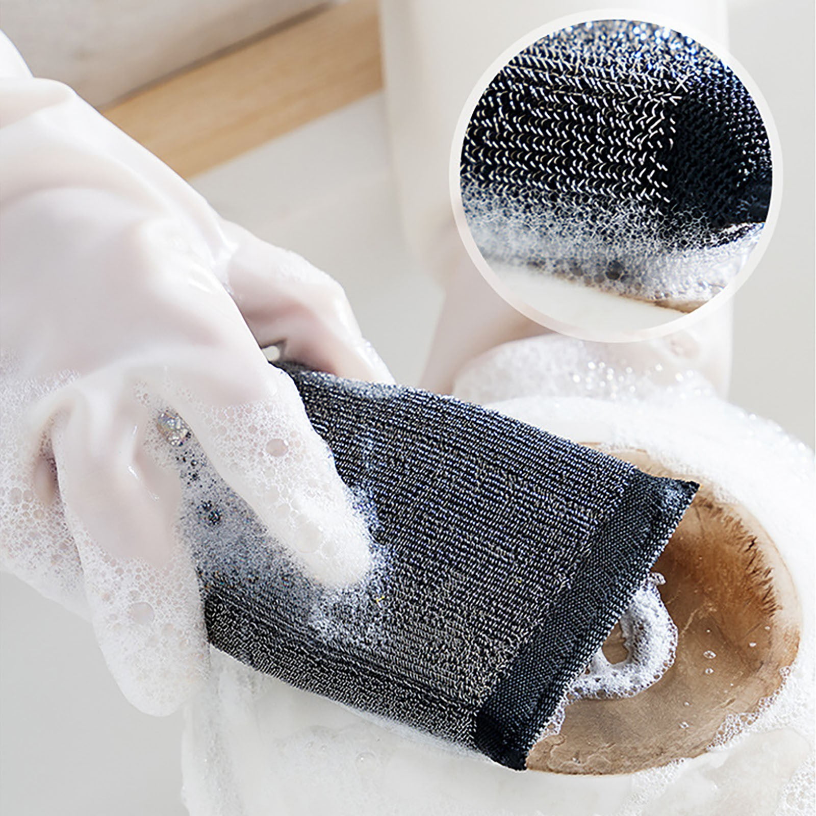 Summer 2024 6PCS Stainless Steel Sponge Wipe Sponge Descaling Wire ...