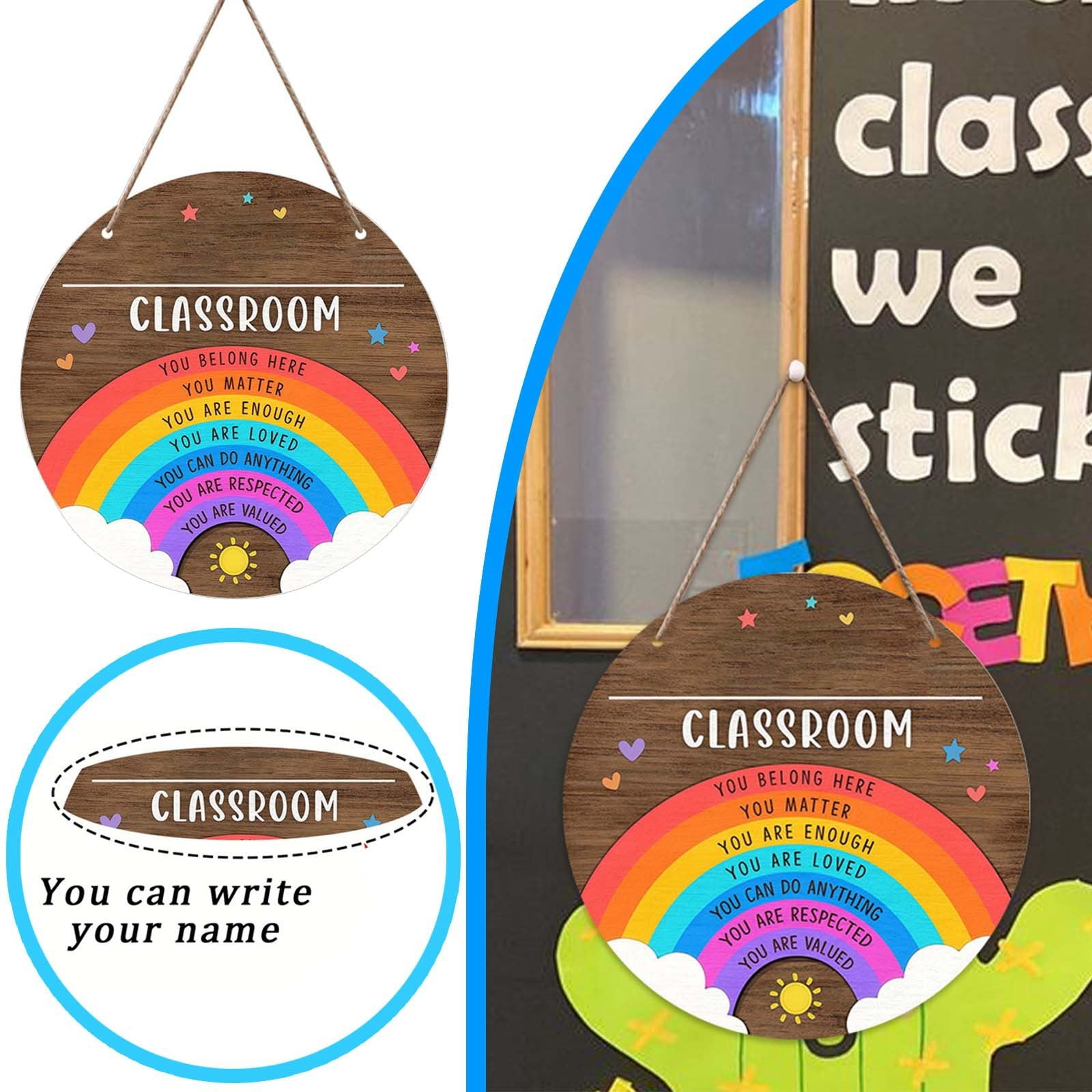 Summer 2024 Back To School Season Wooden Signboard Class Culture ...