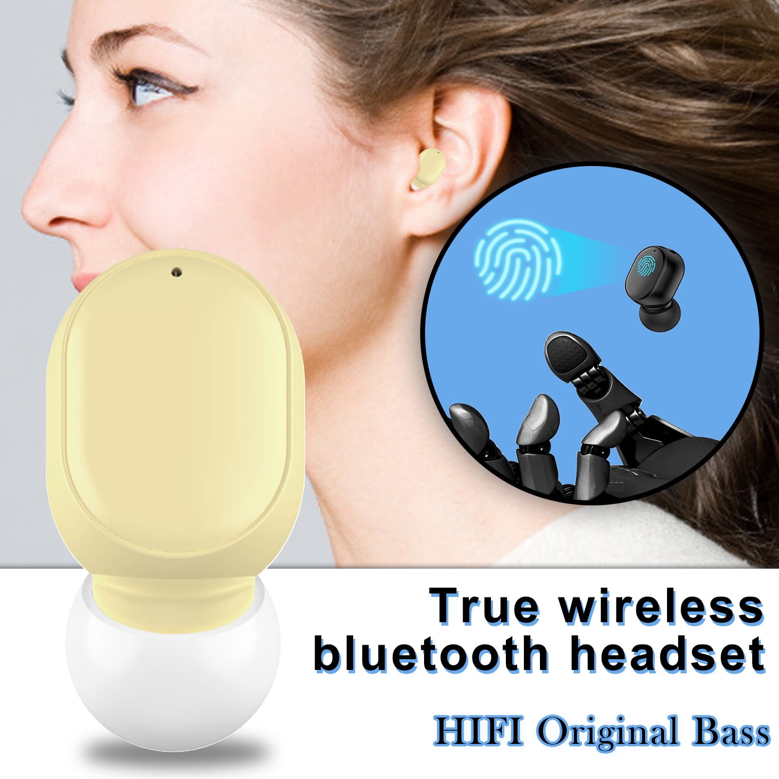 Summer 2024 Mini One In Ear Macarone Noise Reduction Sports Wireless ...