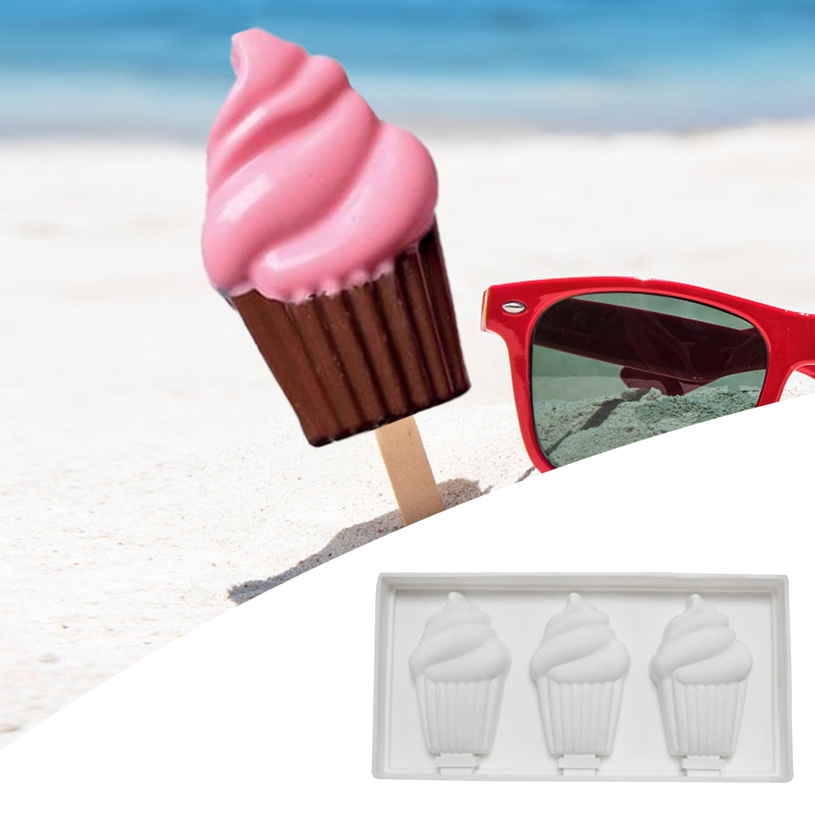 Summer 2024 Silicone Large Cakesicles Silicone Mould Oval Cakesicle ...