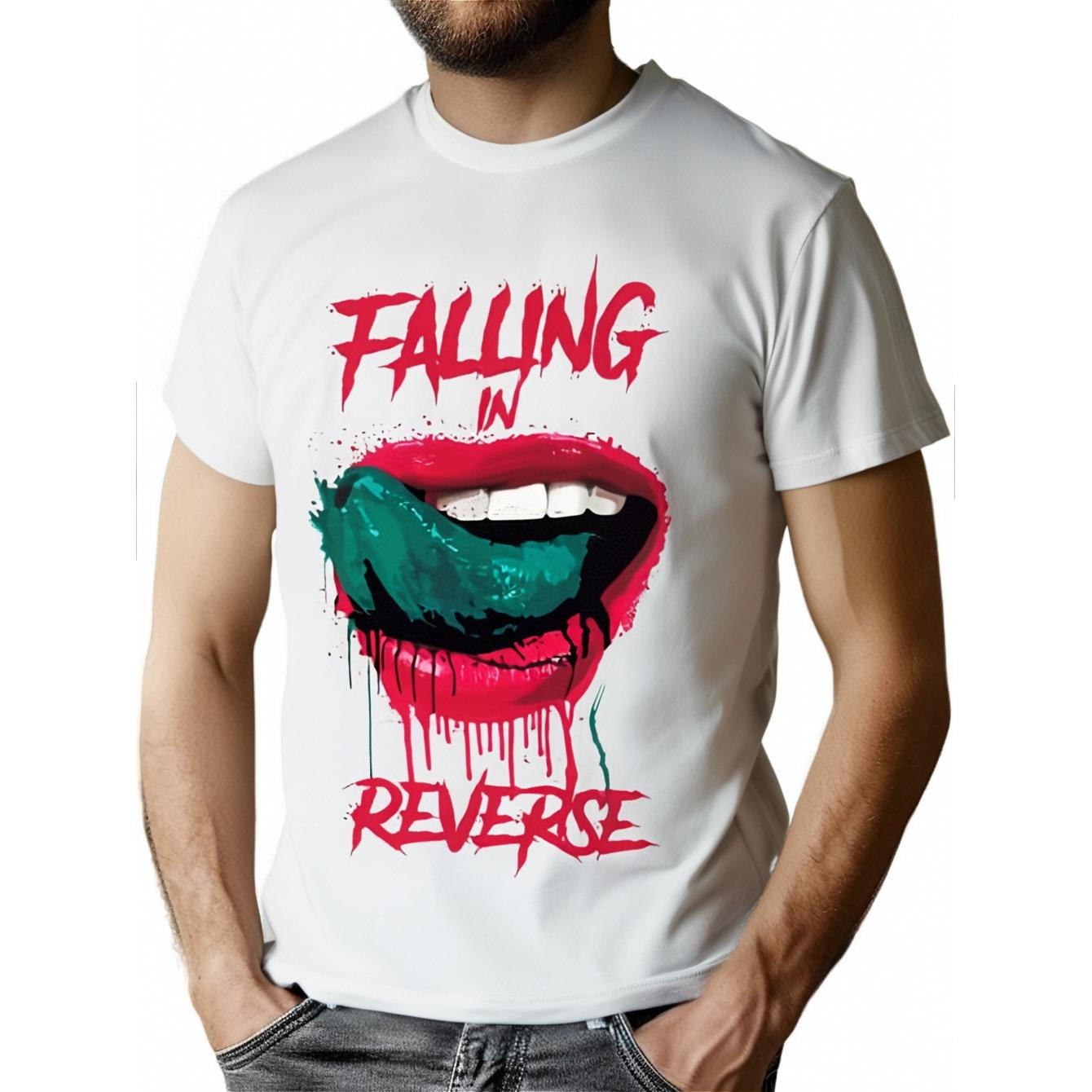 [Summer 2025 Exclusive T-shirt]-Falling-In-Reverse Men's Short Sleeve ...