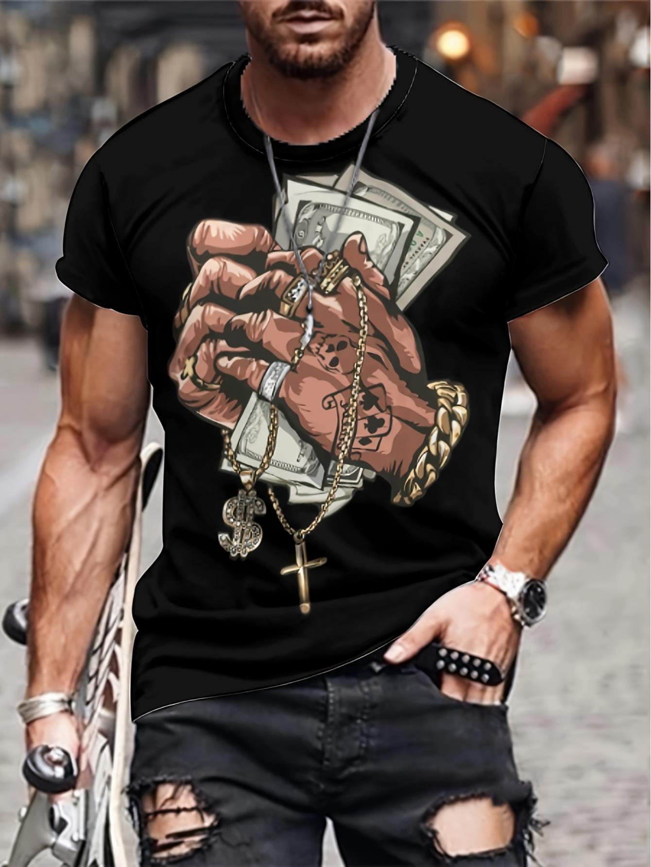 [Summer 2025 Exclusive T-shirt]-Men'S Digital Printed T-Shirt, Crew ...