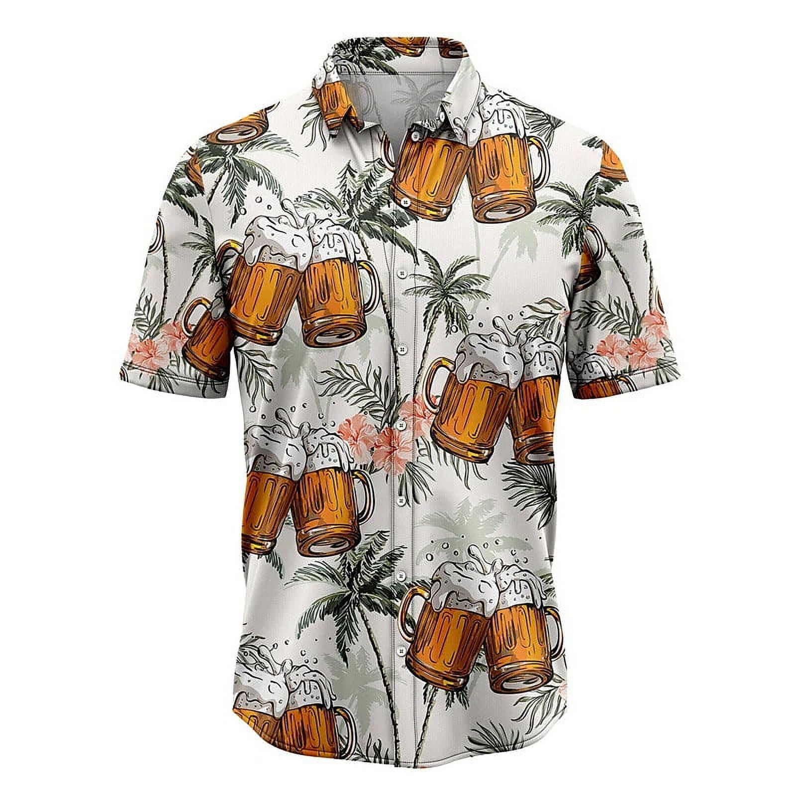 Summer 3d Print Retro Men Shirts Oversized Street Beach Hawaiian Shirt ...
