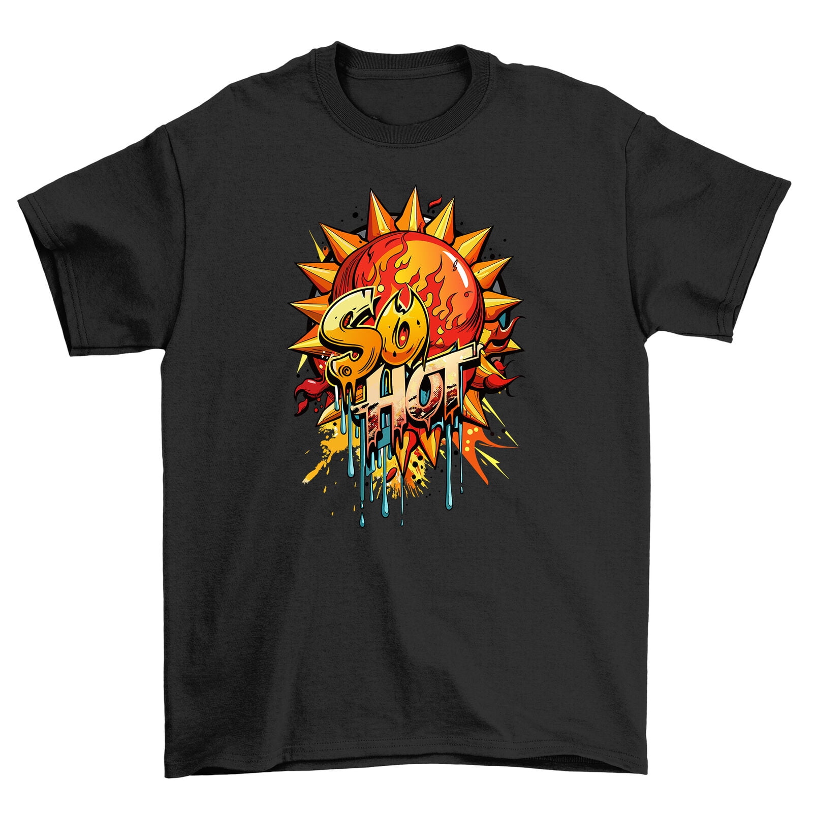 "Summer_77 Fireball Fun" T-shirt - Hotter than the Sun! 100% cotton ...