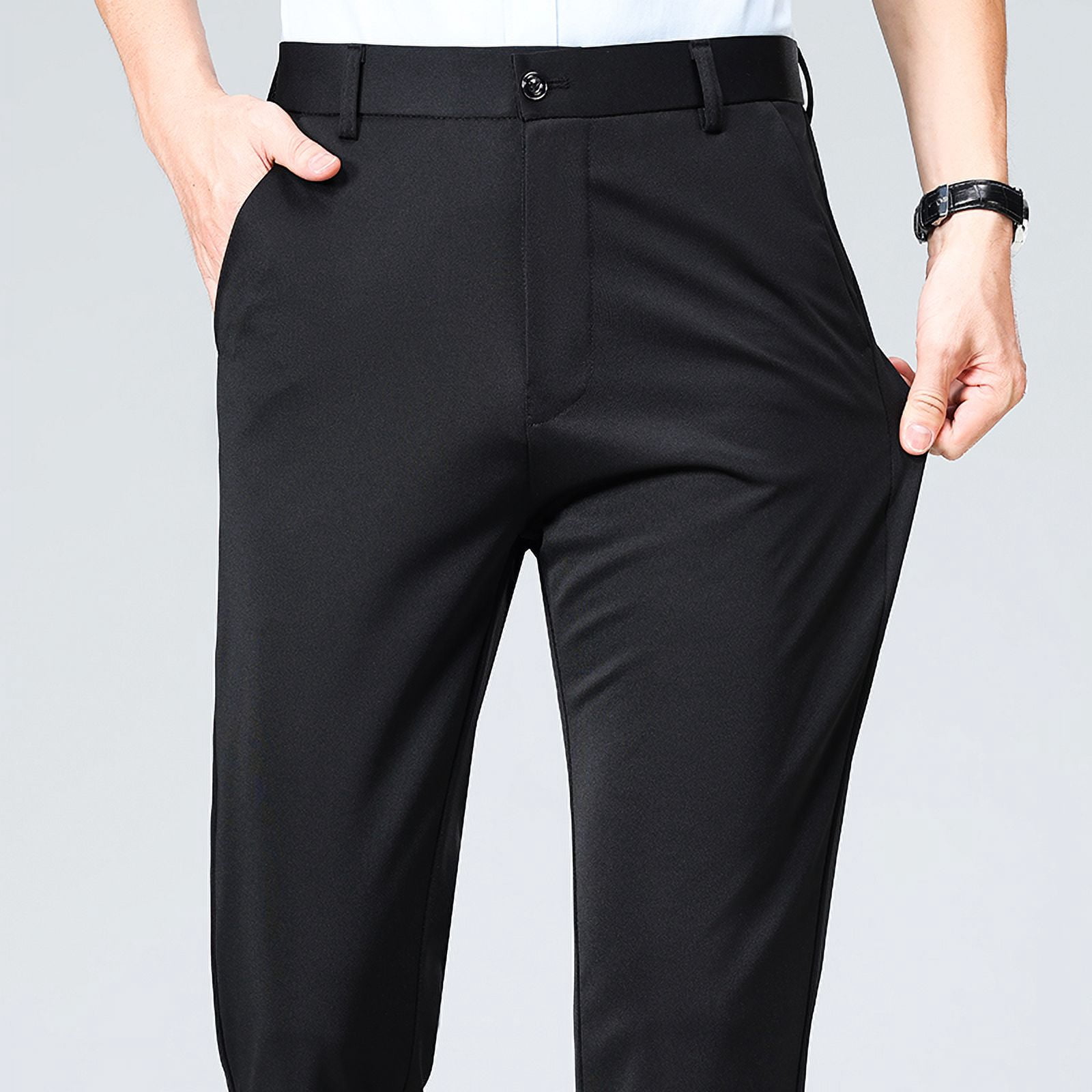 Summer Autumn Thin Trousers Men Formal Dress Suit Pants Work Pants ...