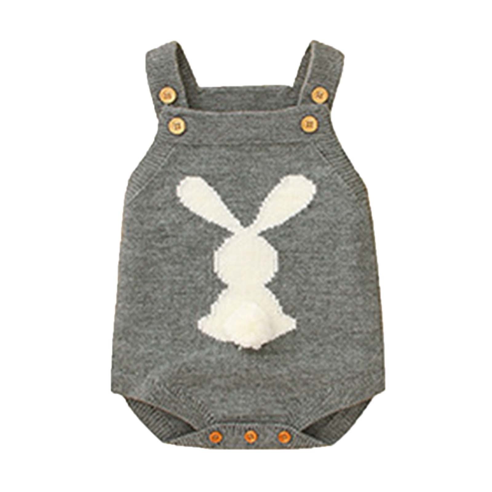 Summer Baby Boy Romper Knit Sweater Cute Cartoon Easter Long Sleeve One ...