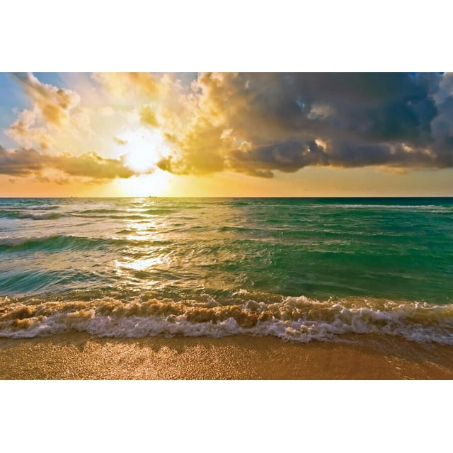 Summer Backdrops For Photography Tropical Sea Beach Sand Coast Blue Sky ...