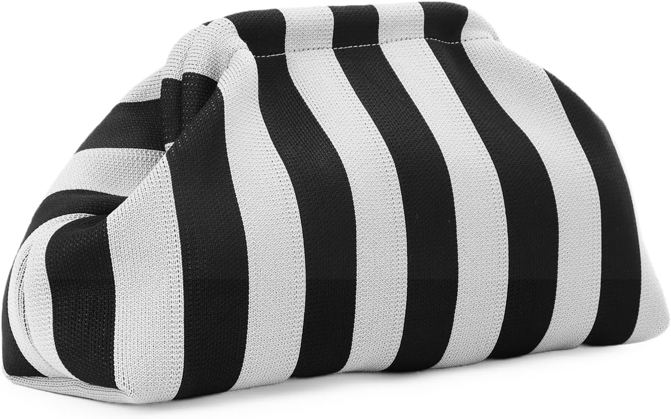 Summer Beach Dumpling Clutch Purses for Women, Woven Crochet Handbags ...