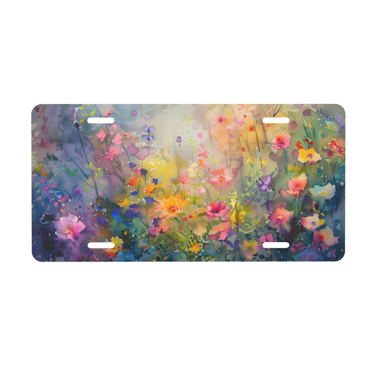 Summer Beach Front License Plate Funny Plate Cover Rust-Free Fade ...