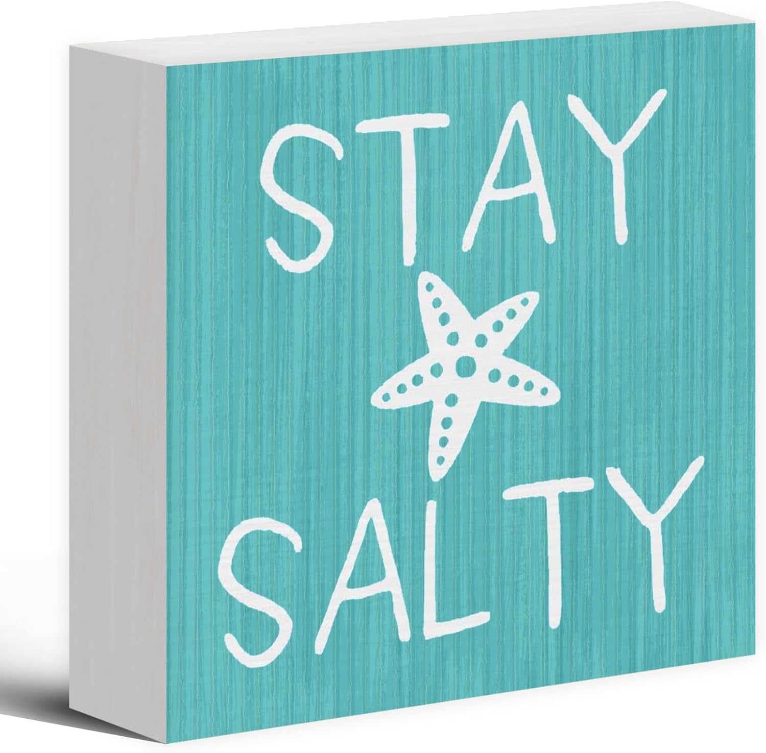 Summer Beach Inspired Wood Box Sign Desk Decor, Coastal Ocean Themed ...