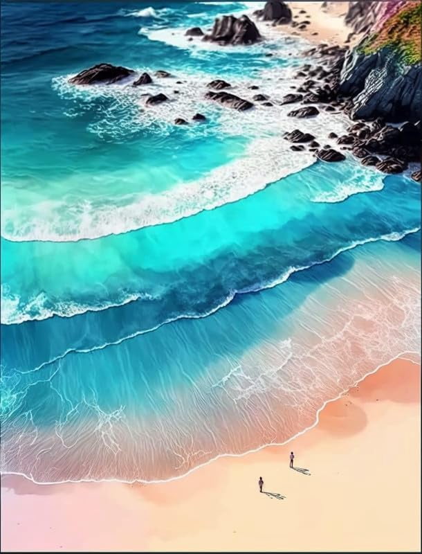 Summer Beach Jigsaw Puzzle for Adults, A View of The Sea Challenging ...
