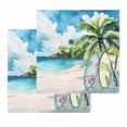 Summer Beach Kitchen Dish Towels for Drying Dishes Set of 2, Tropical ...