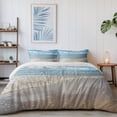 Summer Beach Ocean Wave California King Size Bed Set,Coastal Seaside ...
