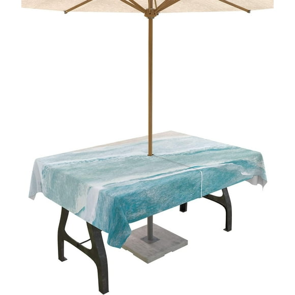 beach themed tablecloths