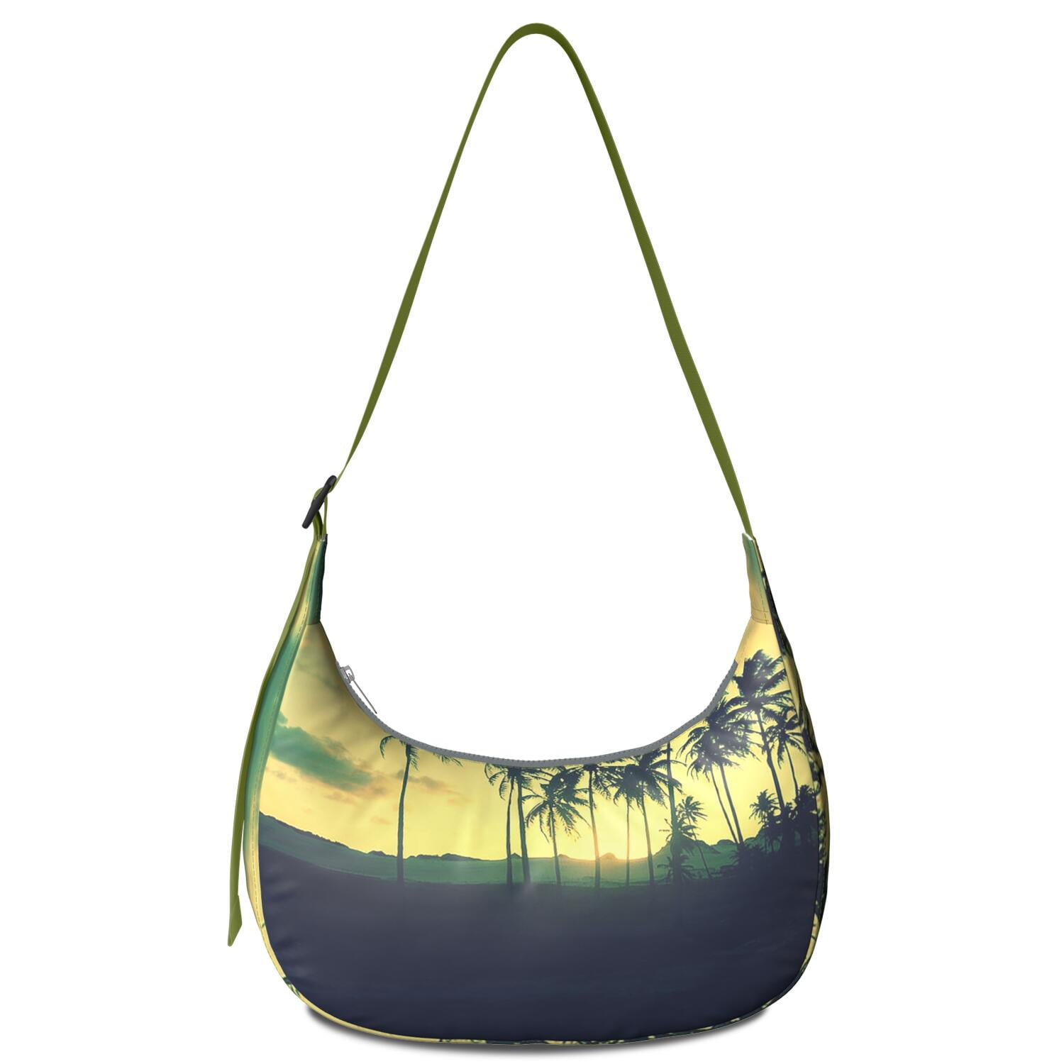 Summer Beach Palm Trees Crossbody Bag for Women Hawaiian Sunset ...