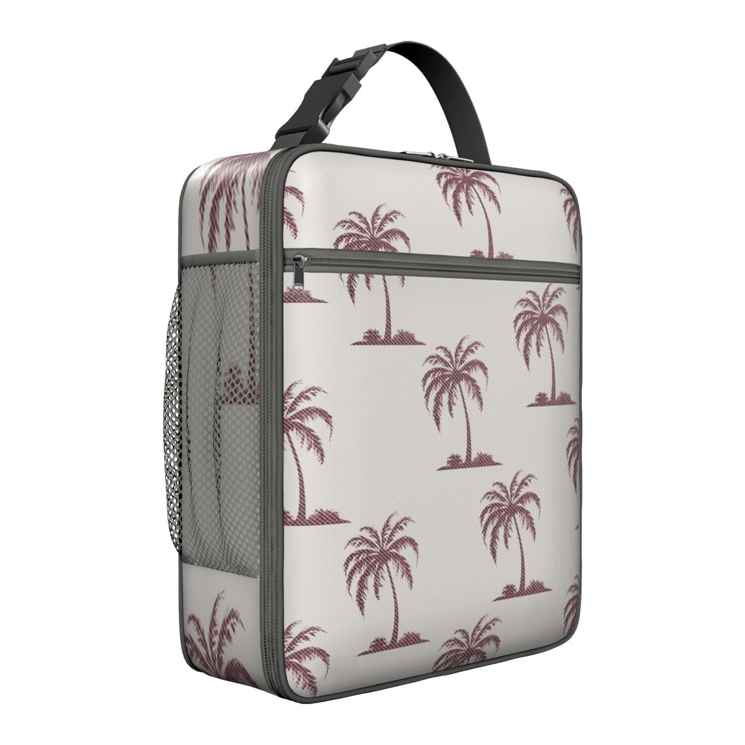 Summer Beach Palm Trees Insulated Lunch Bag – Minimalist Tropical ...