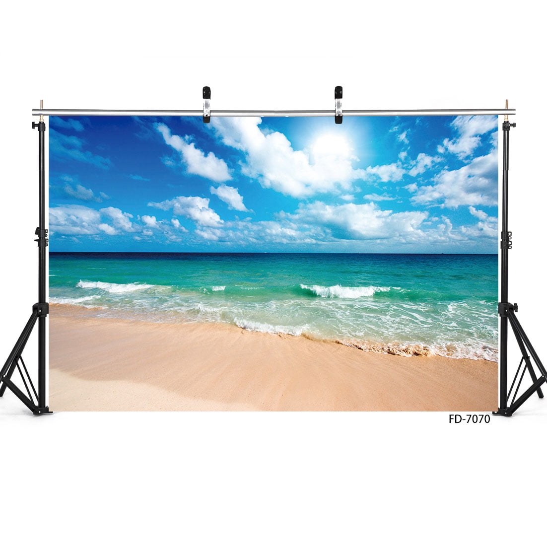 Summer Beach Sea Waves Photographic Backdrops Photobooth Backgrounds ...