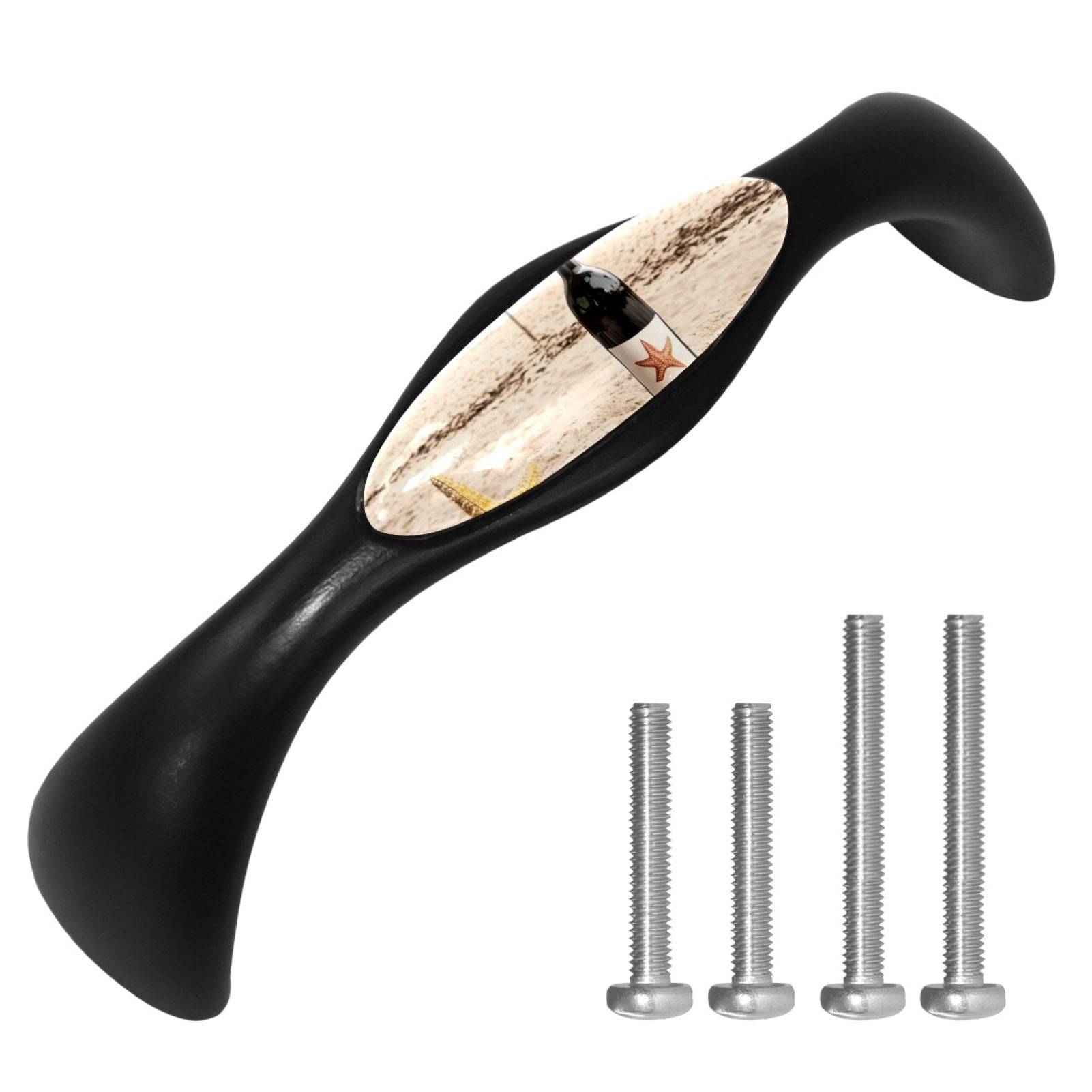 Summer Beach Shells Kitchen Cabinet Pull Knobs Drawer Hardware Handles ...