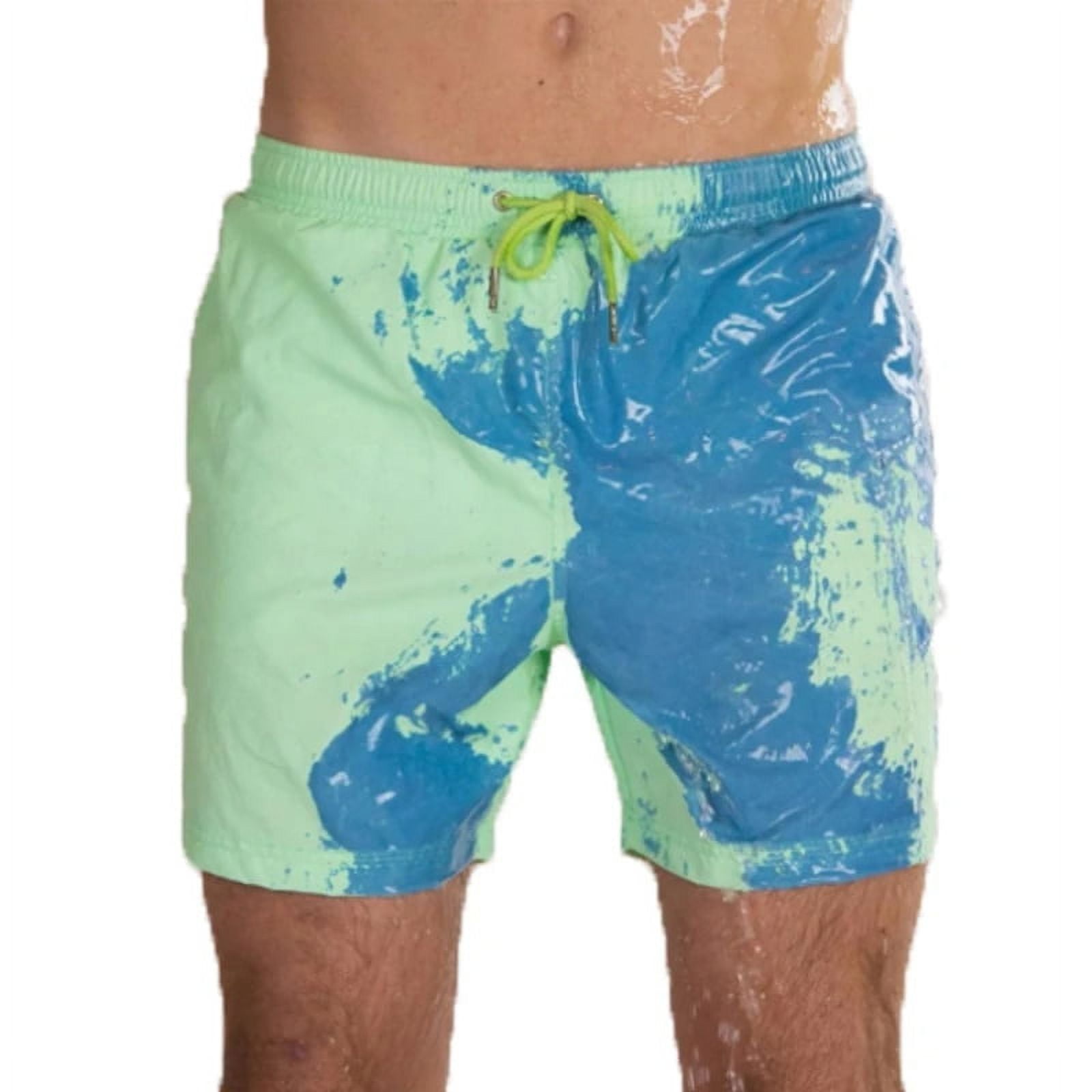 Summer Beach Shorts 2025 Mens Swimming Trunks Swimwear Sports Quick Dry ...