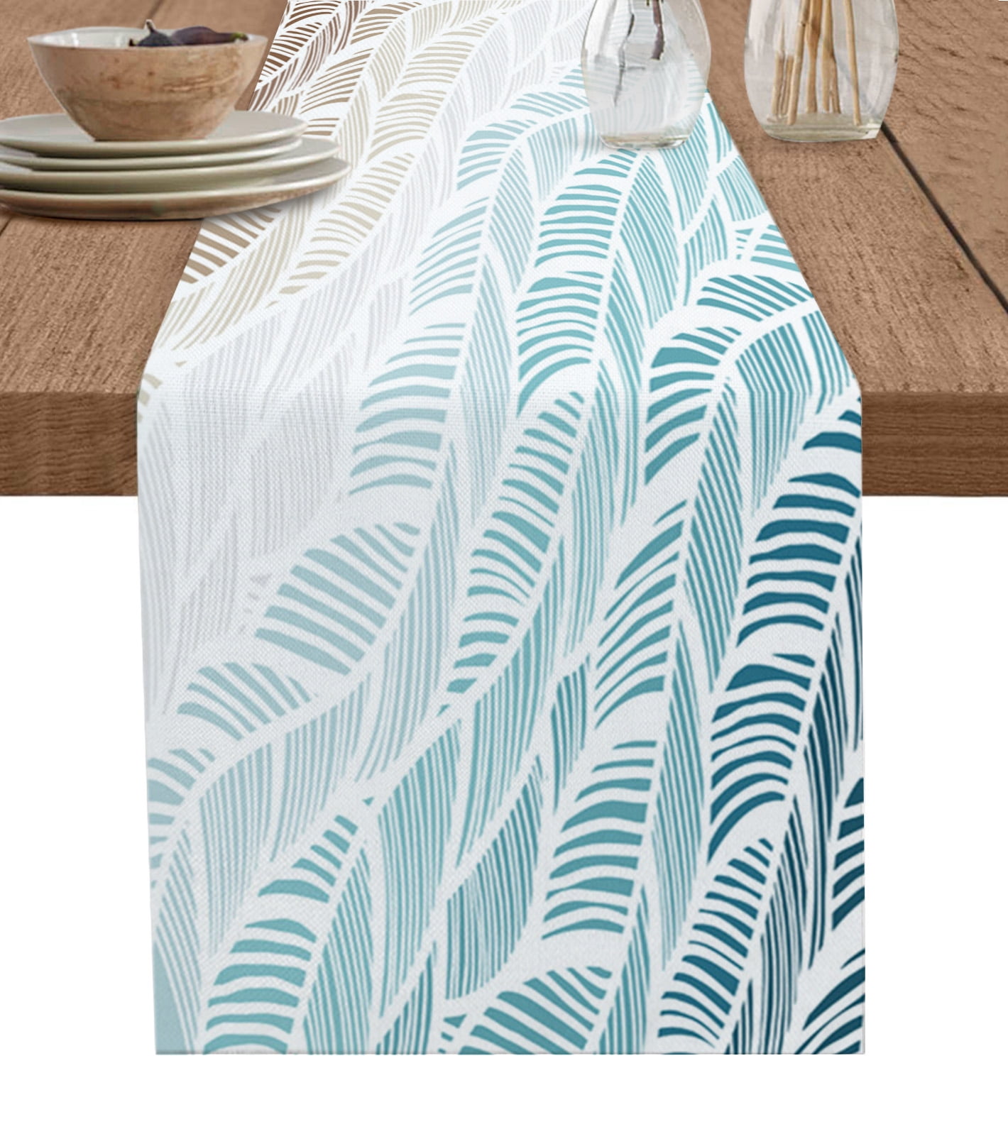 Summer Beach Texture Table Runner ration Home r Dinner Table ration ...