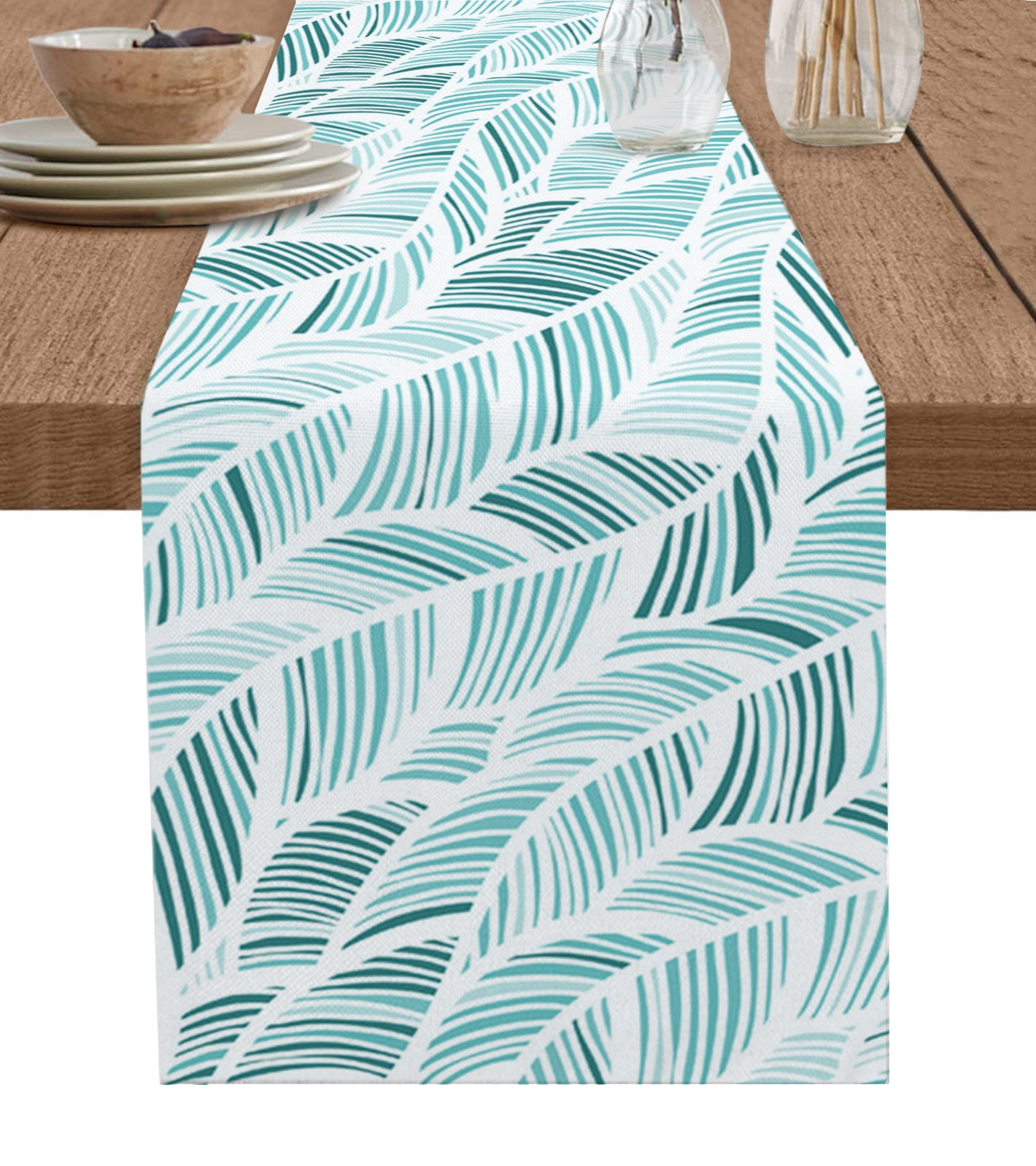 Summer Beach Texture Table Runner ration Home r Dinner Table ration ...