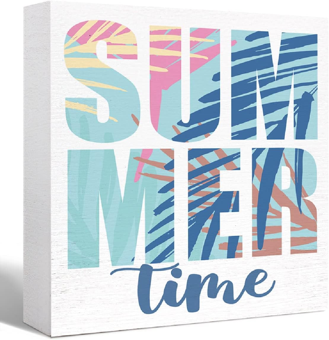 Summer Beach Theme Wood Box Sign Sandy Toes Salty Kisses Starfish ...
