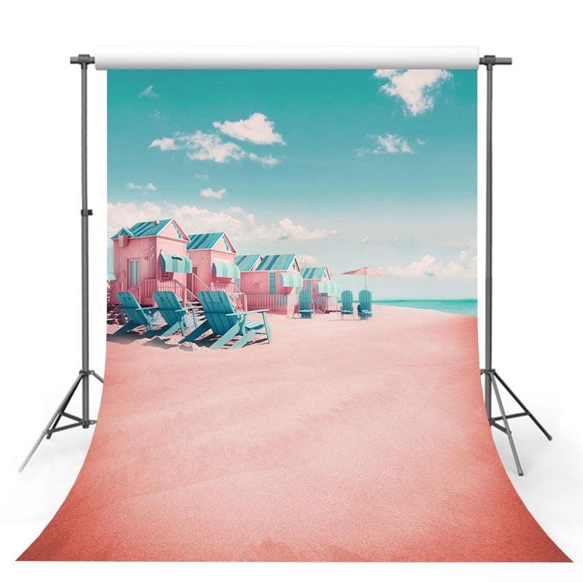 Summer Beach Tropical Hawaiian Surfs Up Seaside Kid Birthday Portrait r ...