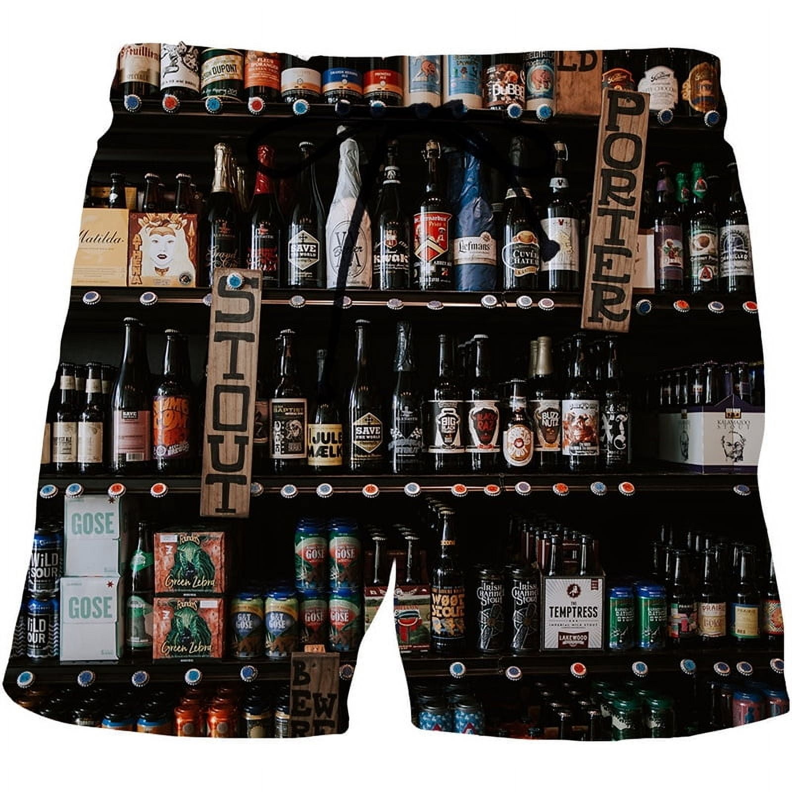 Summer Beer 3D Bubbles Print Cool Shorts Men Women Casual Fashion Beach ...