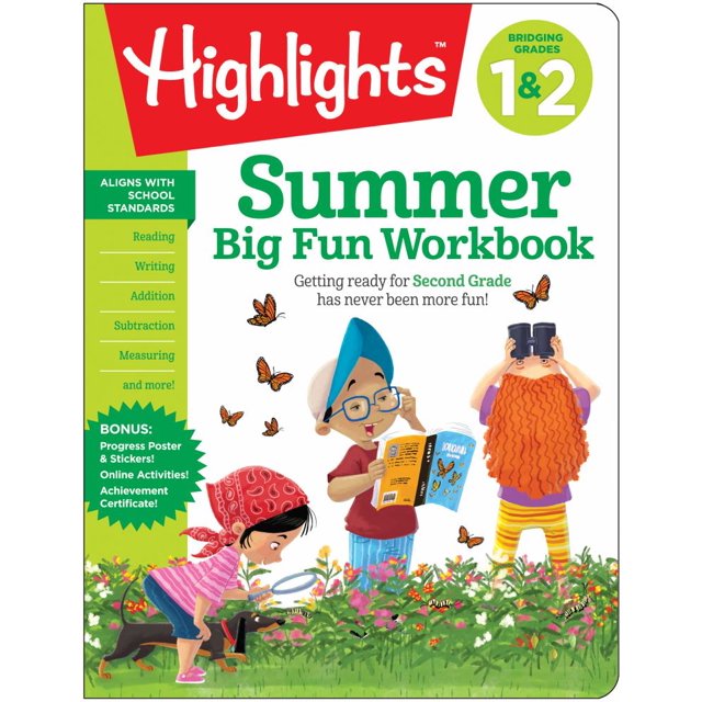 Summer Big Fun Workbook Bridging Grades 1 And 2: Summer Before Second ...