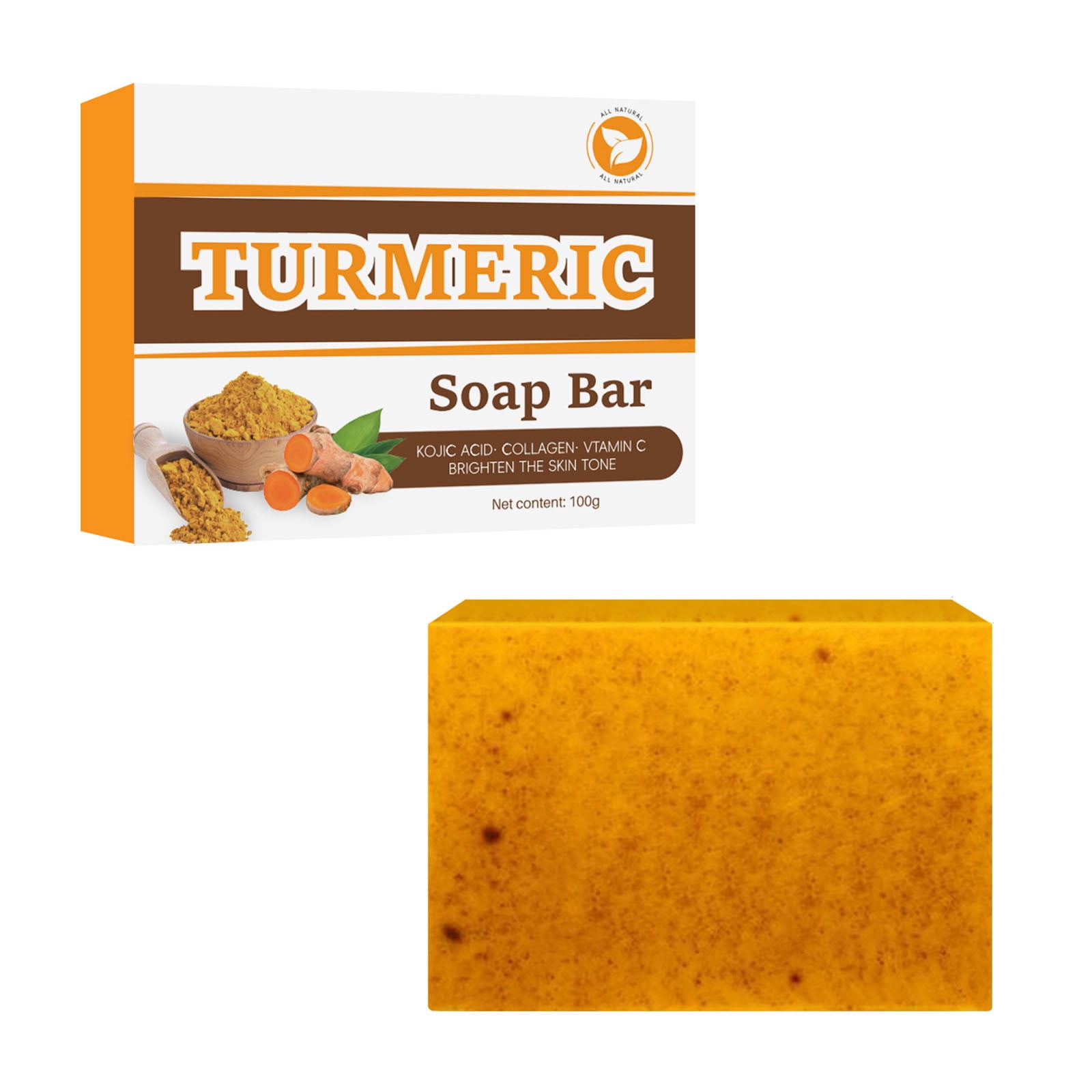 Summer Blueek Soap Lemon Turmeric Soap Tablets Deep Cleansing Turmeric ...