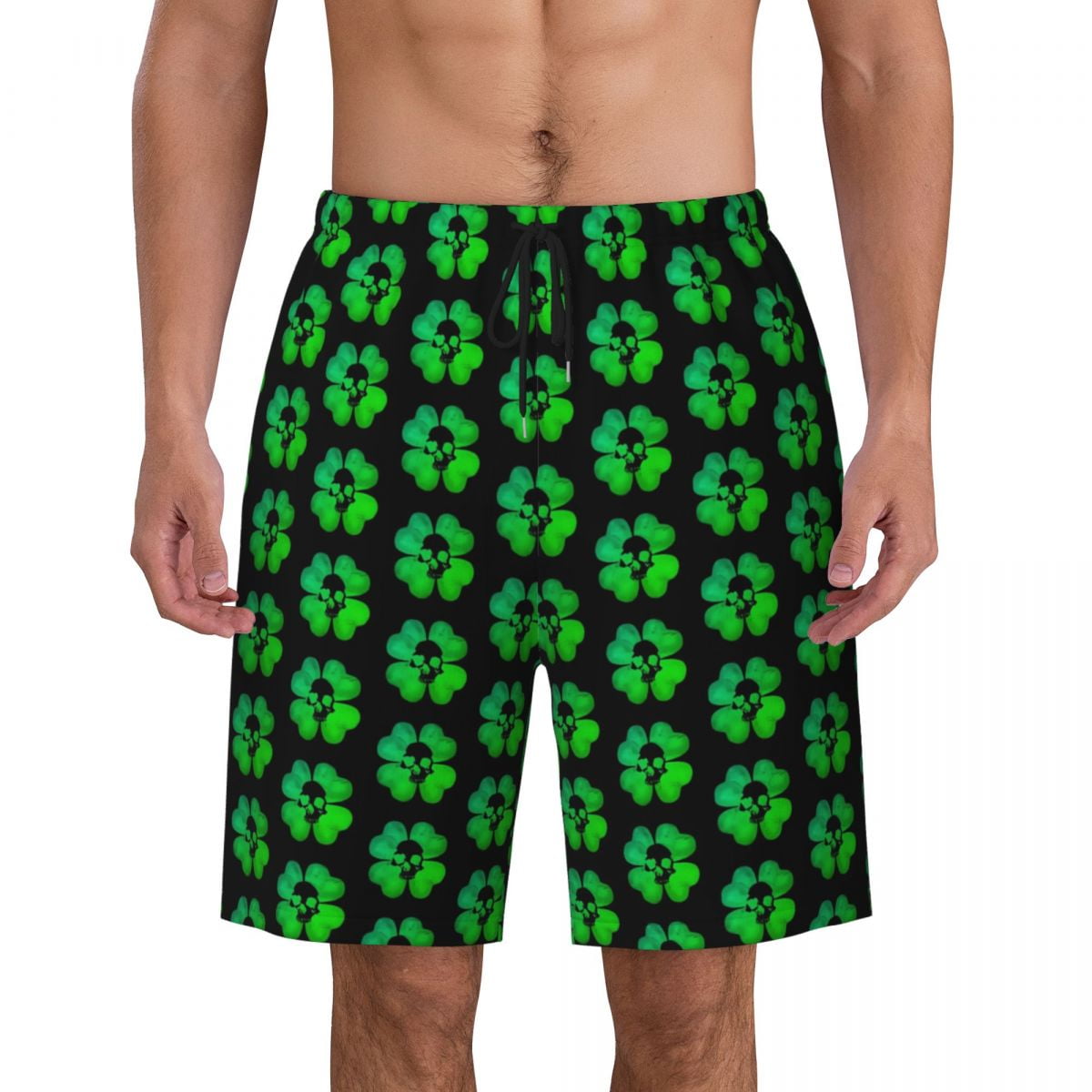 Summer Board Shorts Man Beautiful Leaf Surfing Pink and Purple Custom ...