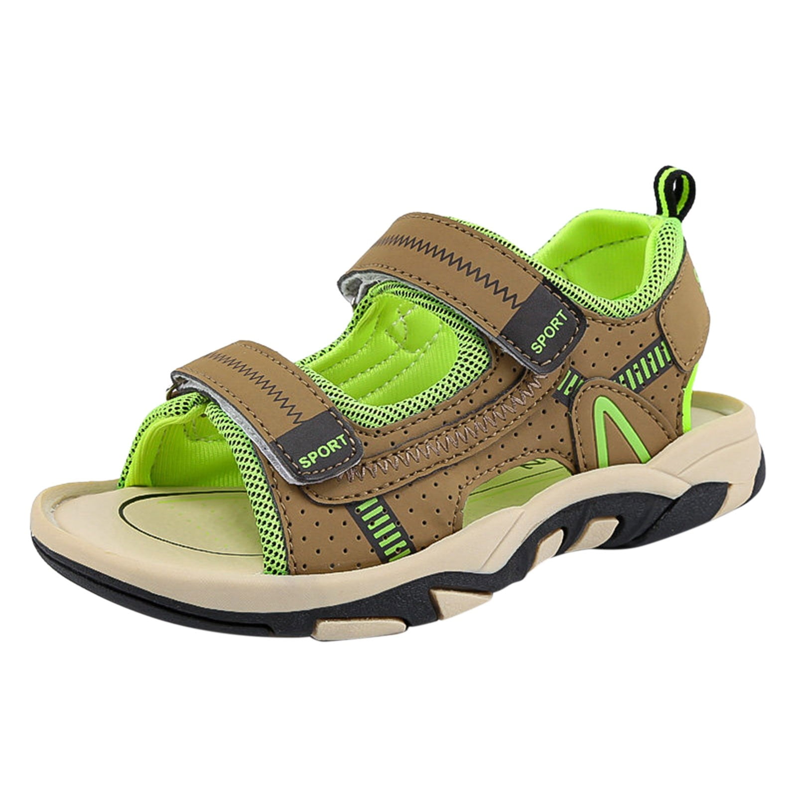 Summer Boys Girls Sandals Walking Shoes Kids Toddler Slides Sandals ...