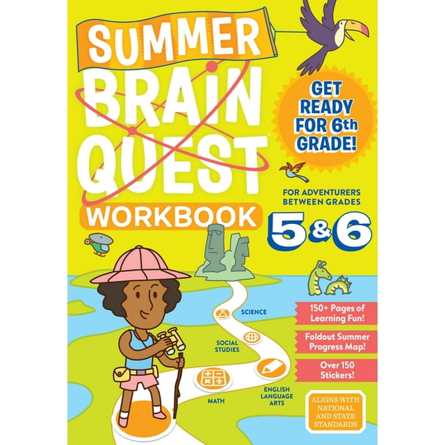 Summer Brain Quest Summer Brain Quest: Between Grades 5 & 6, (Paperback ...