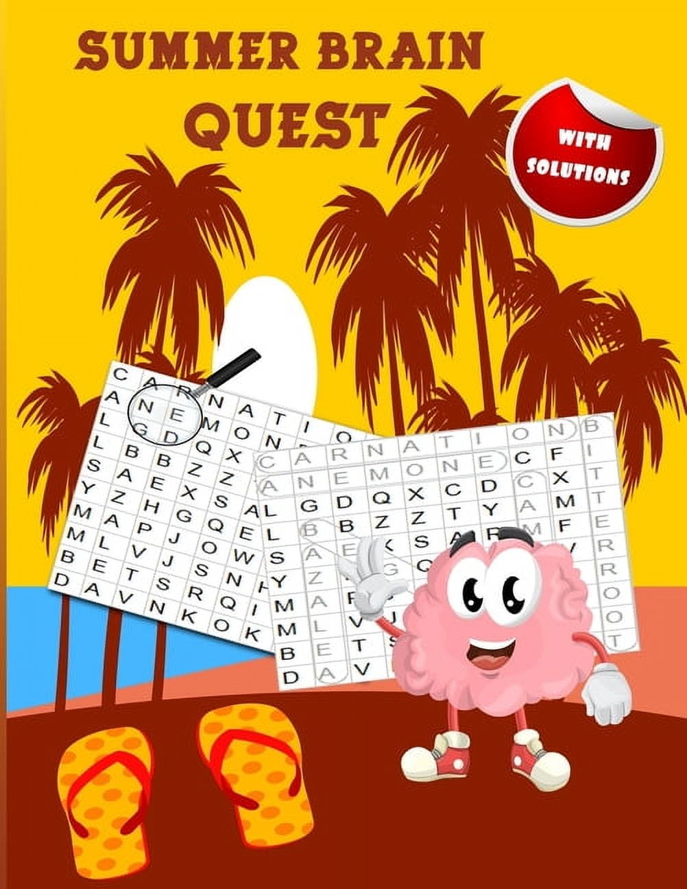 Summer Brain Quest: amazing wordsearch puzzle books ( with solutions ...