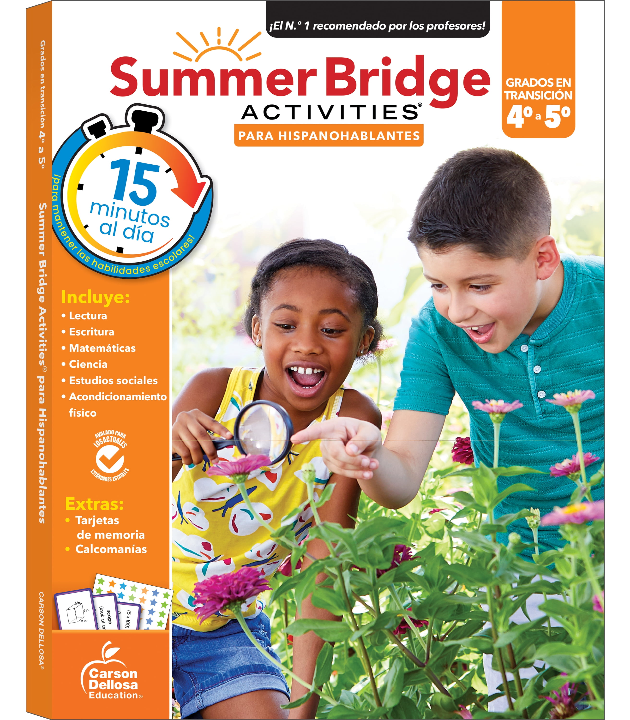 Summer Bridge Activities Spanish 4-5 Workbook (160 pages) Grade 4-5 ...