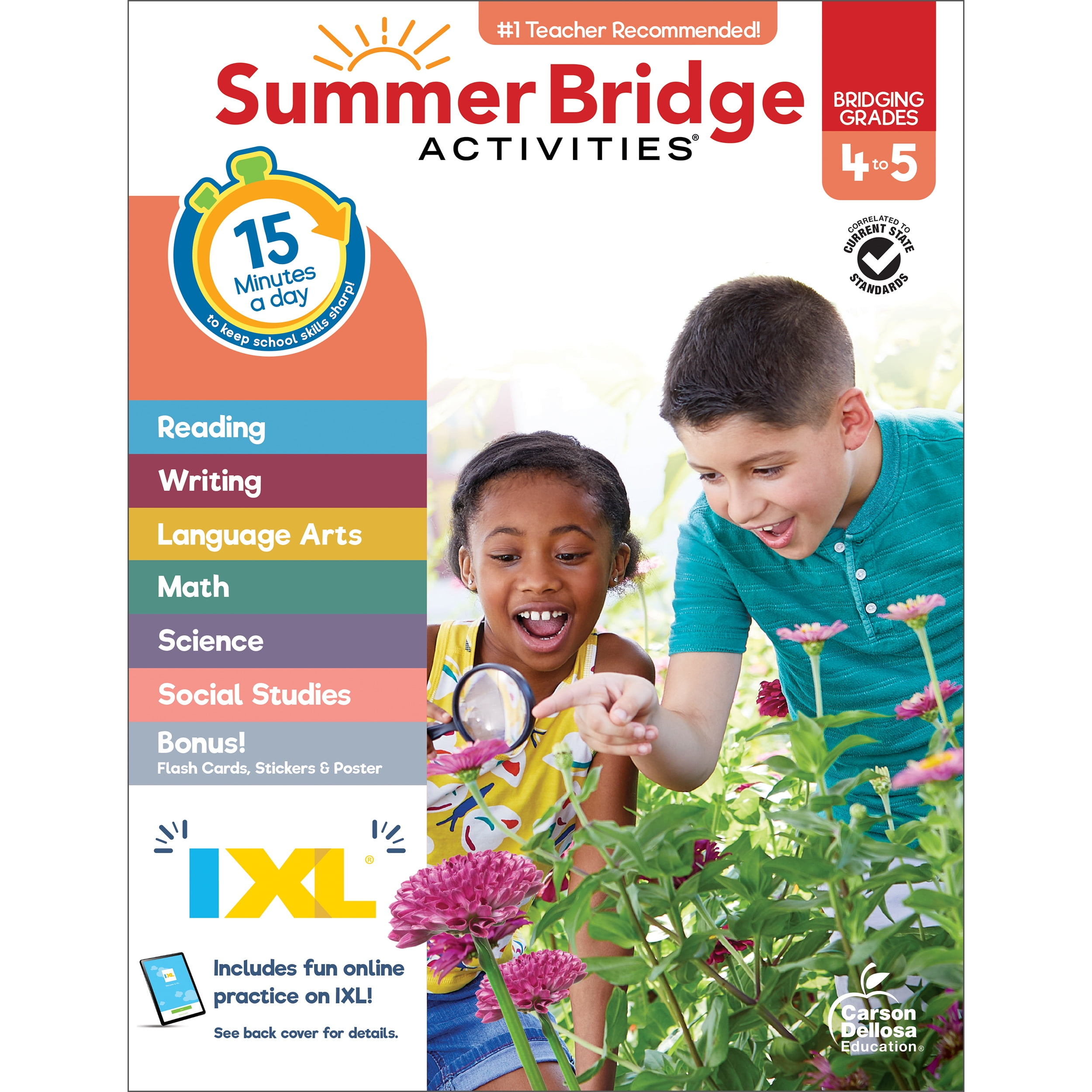 Summer Bridge Activities Workbook (160 pages) Grade 4-5 - Walmart.com
