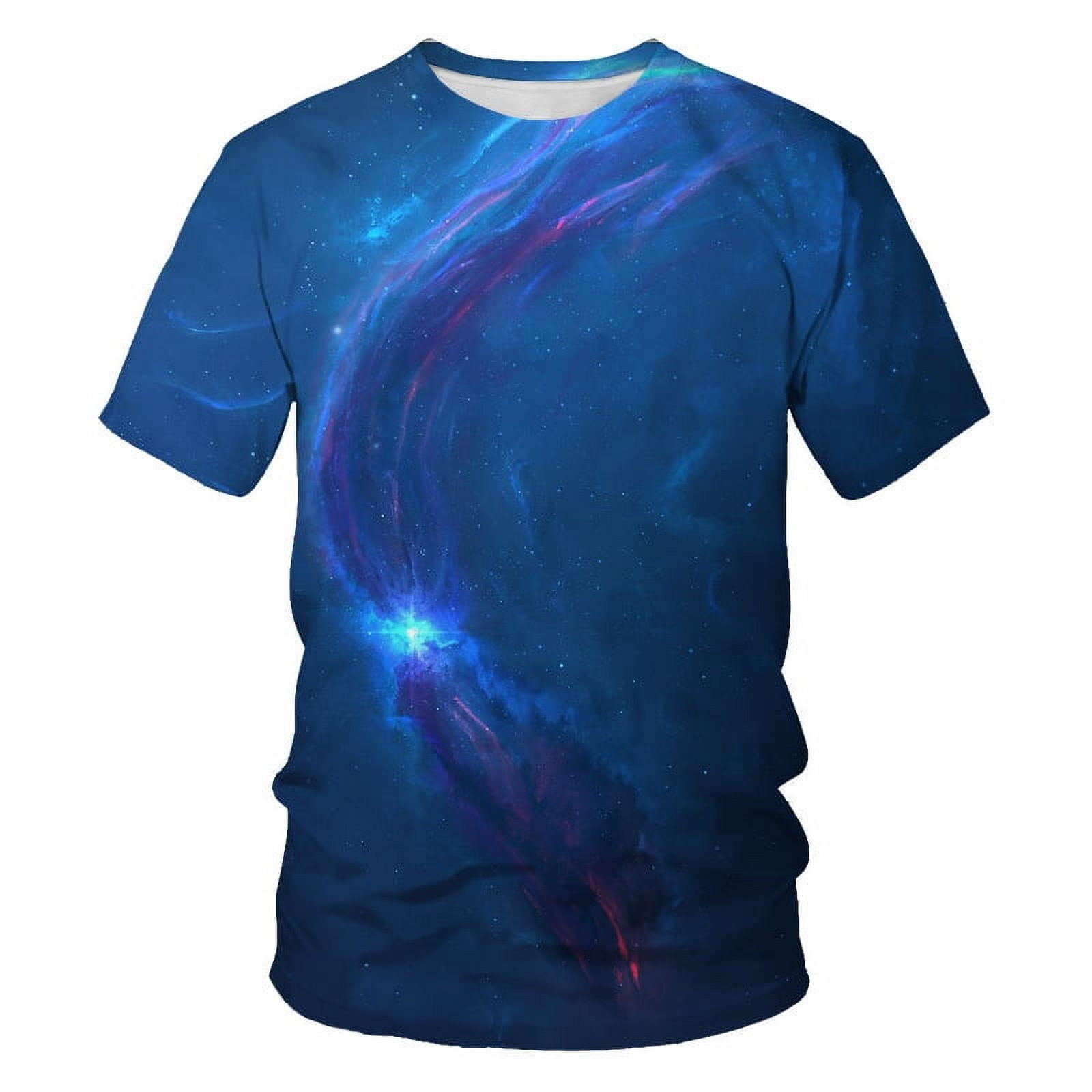 Summer Brilliant Starry Sky graphic t shirts For Men Fashion Universe ...