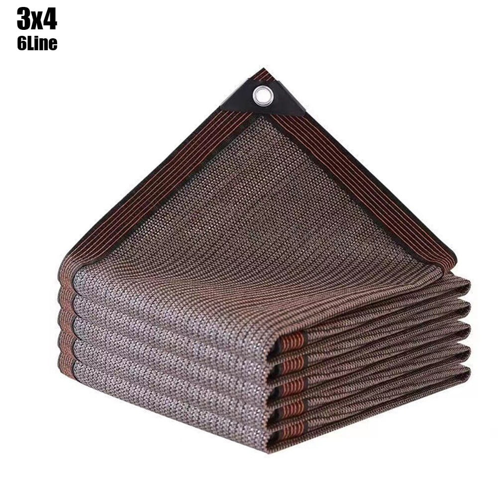 Summer Brown Sunshade Net Garden Sun Shelter Outdoor Shading Greenhouse ...