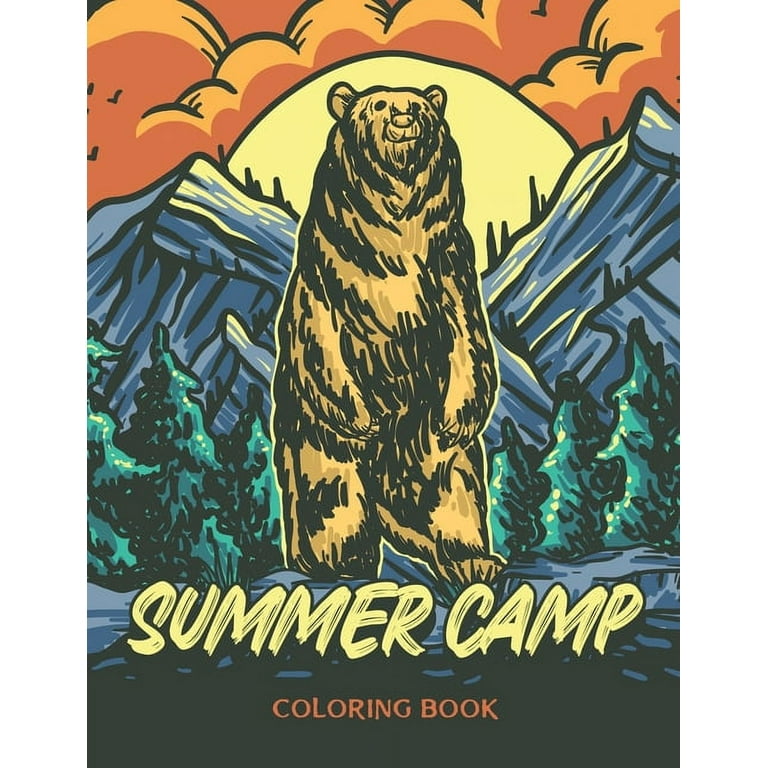 summer camp coloring book