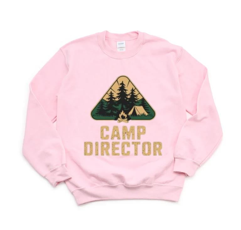Summer Camp Director Sweatshirt Campfire Leader Graphic for Family Fun ...